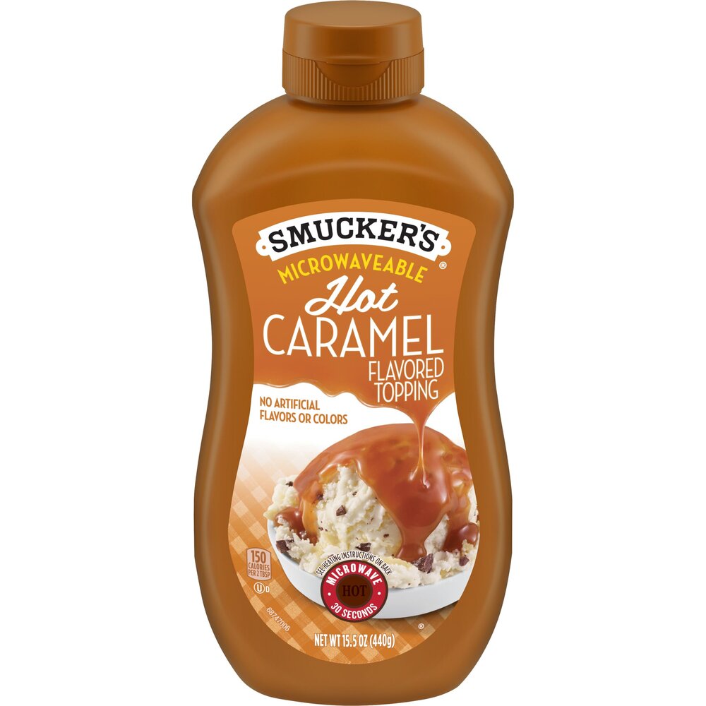 Microwaveable Hot Caramel Topping