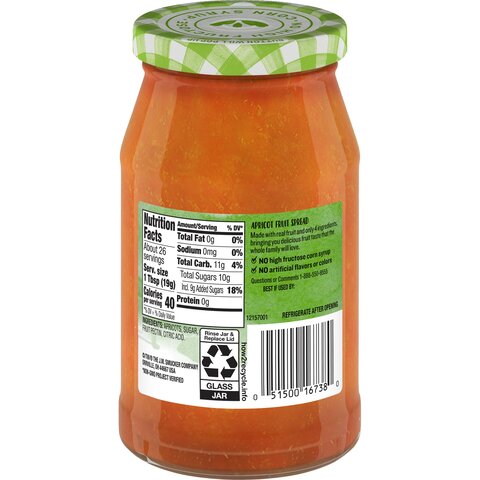 Natural Apricot Fruit Spread