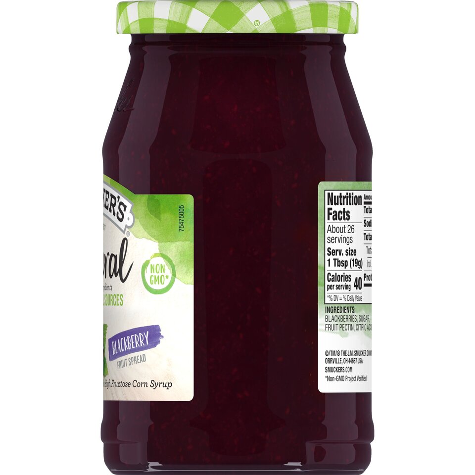 Natural Blackberry Fruit Spread