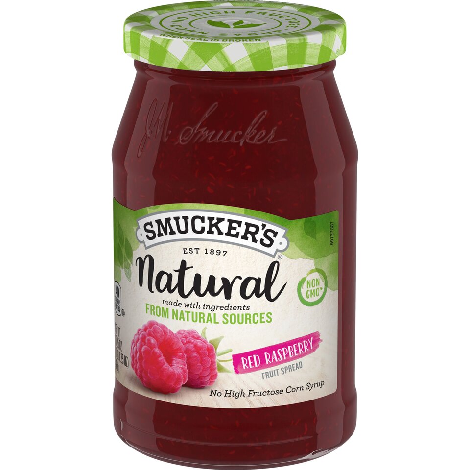 Natural Red Raspberry Fruit Spread
