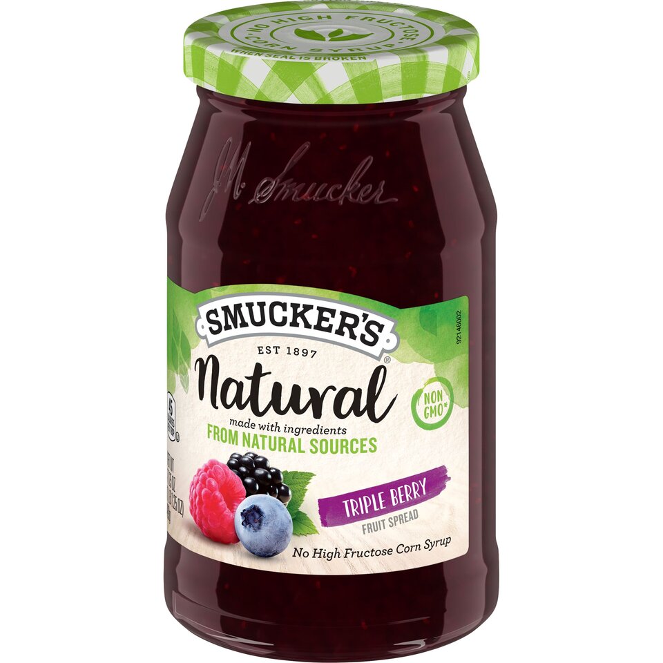Natural Triple Berry Fruit Spread