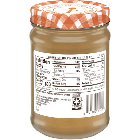 Organic Creamy Peanut Butter