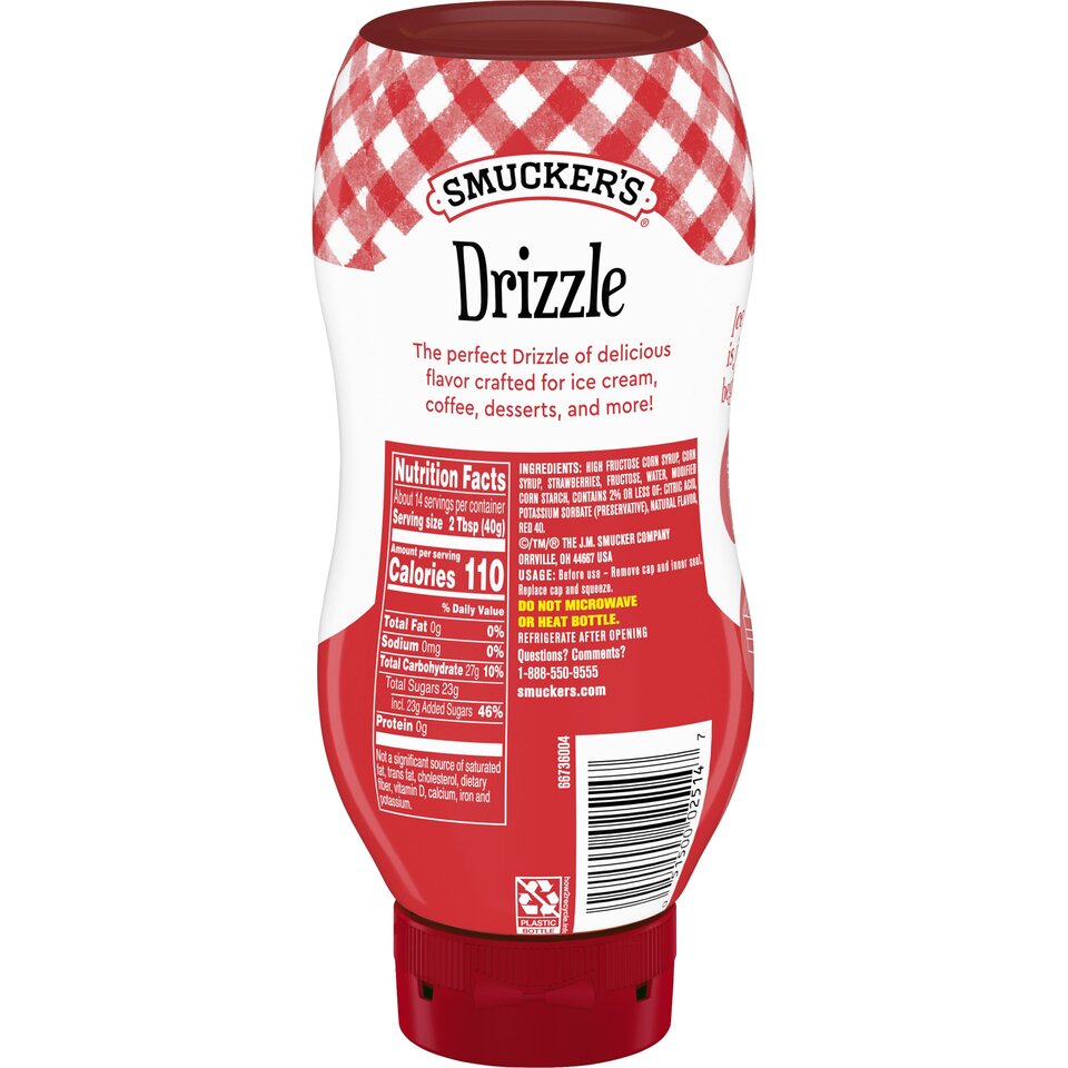 Drizzle Strawberry Flavored Syrup